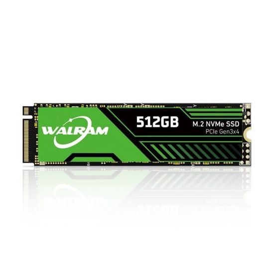 Disque dur interne SSD M2 PCIe NVMe - WALRAM - 256 Go - 2000 Mbps - 3D ...