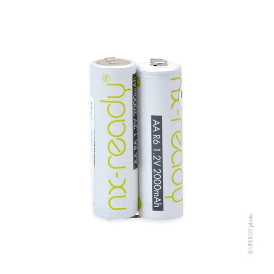 NX - Batterie NiMH 2x AA NX 2S1P ST1 2.4V 2000mAh T2-NX - Cdiscount Au quotidien