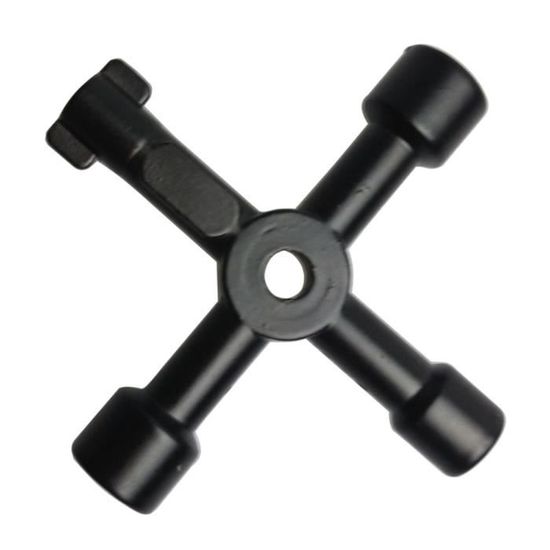 Clé multifonction en forme de triangle croisé YWEI - modèle Black ...