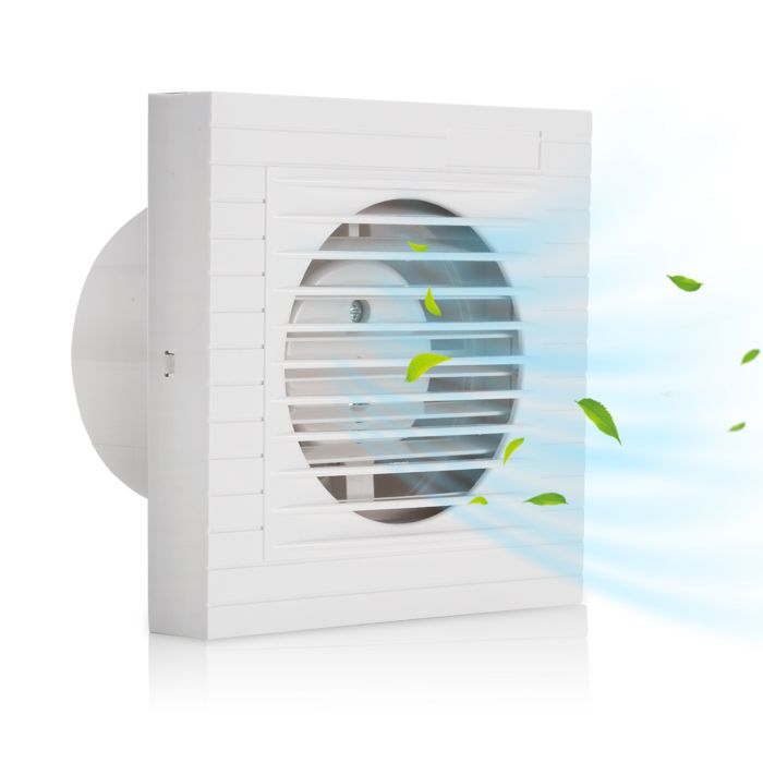 Eulenke Ventilateur de salle de bain 10cm Purgeur pour radiateur Avec déflecteur de retour ...