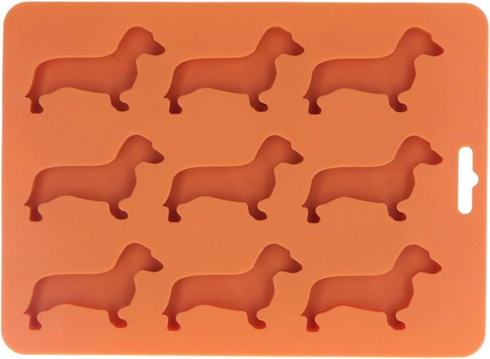 Moule à Glaçons en Forme de Chien Teckel en Silicone, Moule de Cuisson ...
