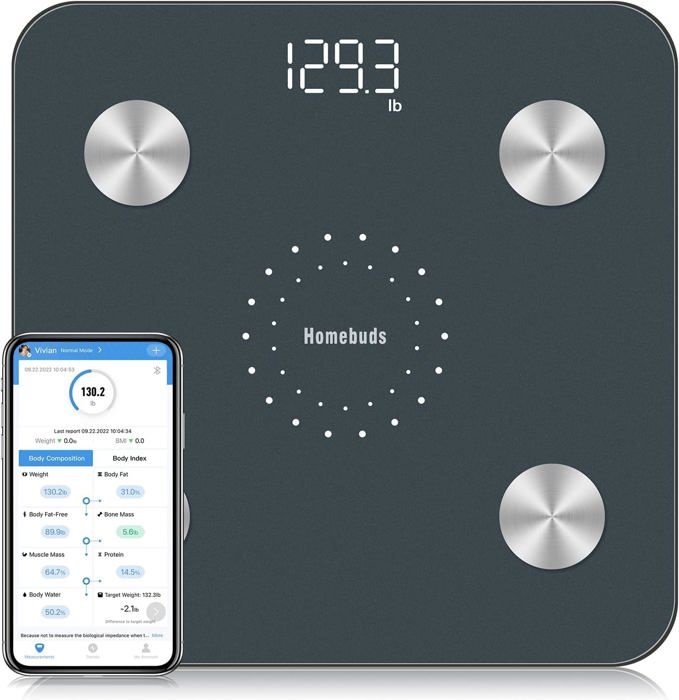 Balance Pese Personne,Balance Connectée Bluetooth Pèse Personne ...