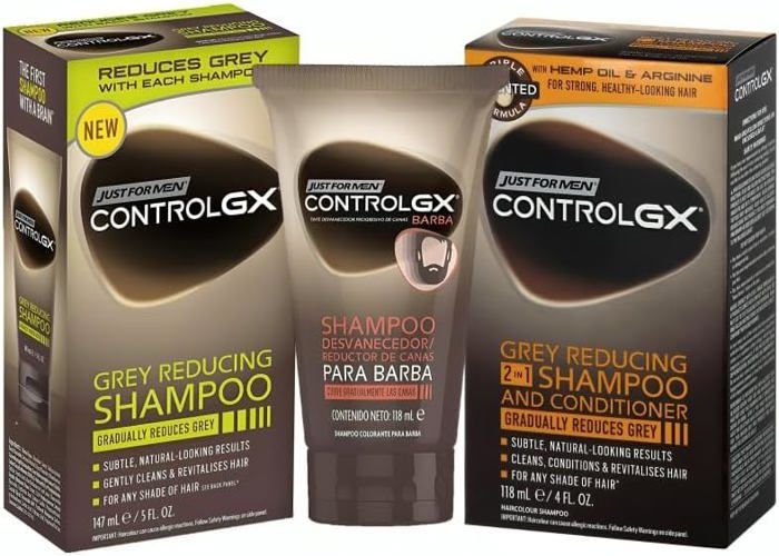 Just For Men Control Gx - Shampoo Y Acondicionador 2 In 1 + Shampoo ...