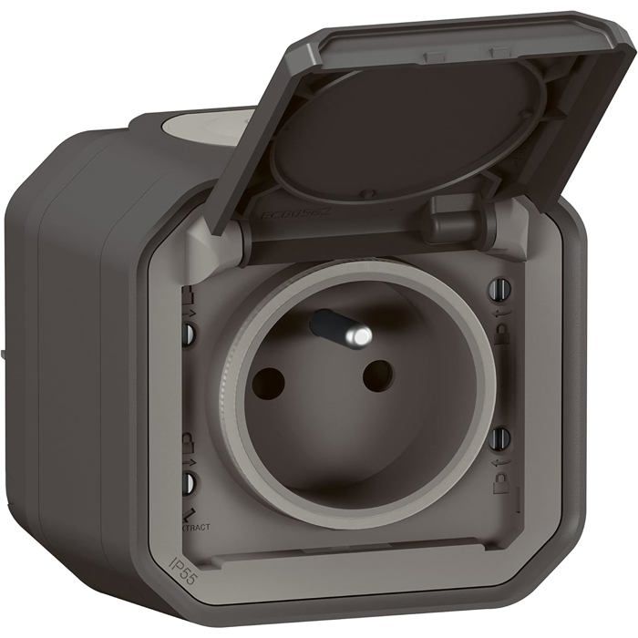 Prise Etanche Ip55 Avec Terre Plexo - Prise 2P+T 16A Complète Avec ...