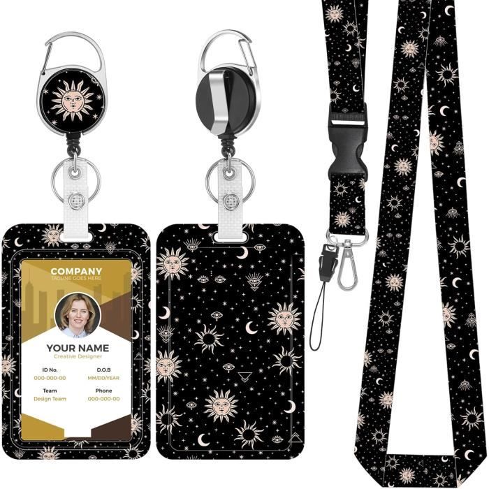 Porte-Badge Avec Cordon, Cordons Rétractables Pour Enrouleurs De Badges ...