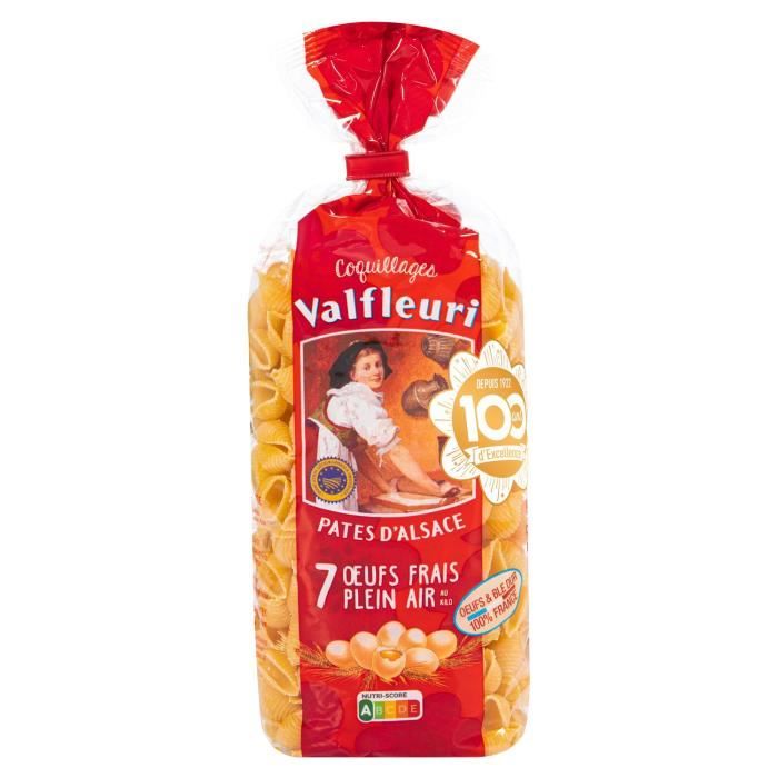 Valfleuri - Pâtes - Gamme Fines et Savoureuses "Coquillage" - Sachet ...