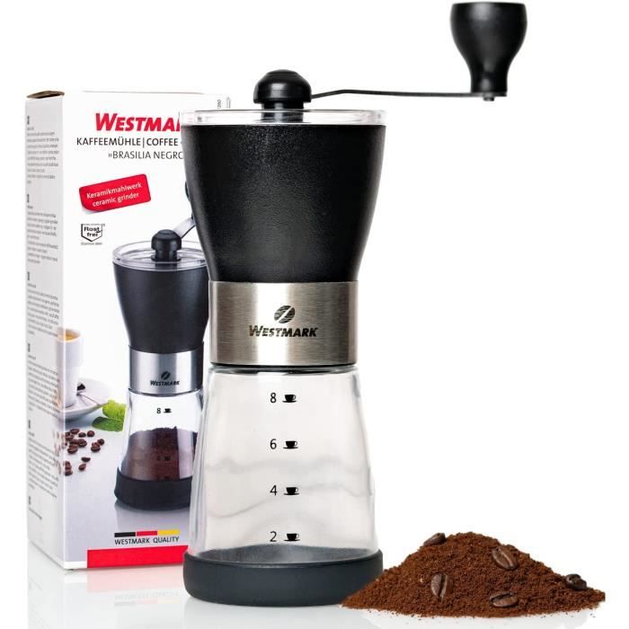 Moulin à Café Manuel avec Rouage en Céramique, Jusqu'à 8 Tasses de Café ...