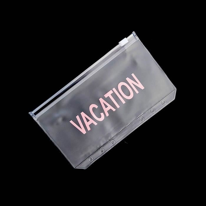 A5 - VACANCES - Classeur à feuilles pour planificateur et caisse ...