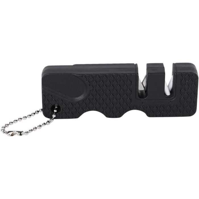 Mini Aiguiseur De Couteaux De Cuisine Couteau De Poche Portable En 2 Étapes Pour Affûter L'Outil ...