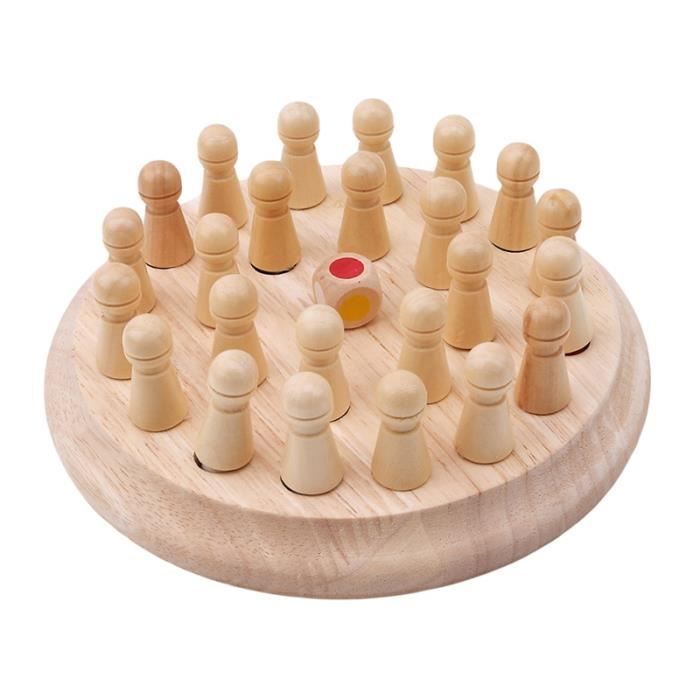 Casse-Tete IDETT Bois formation mémoire échecs pour enfants 3D famille ...