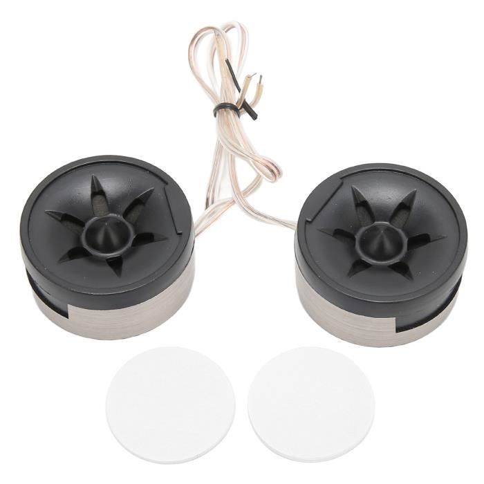 Fdit Mini Tweeter à dôme 2PCS 350W Mini Dome Tweeter Round Speaker ...