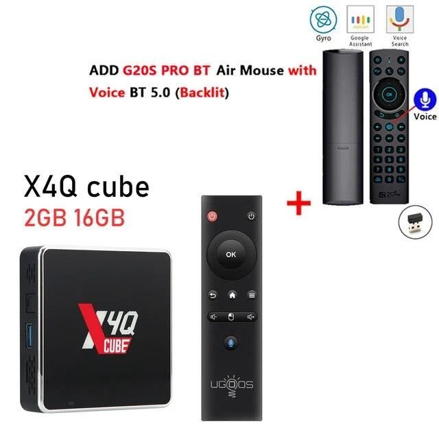 Boîtier décodeur externe TV ARM G31 MP2,Android 11,2.4G,5G,1000M,BT 5.1,lecteur multimédia 4K,en ...