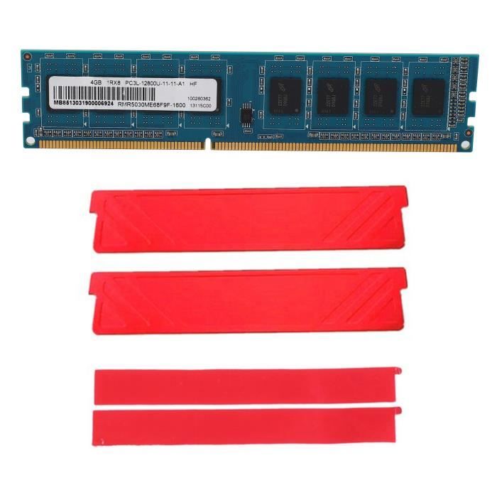 DDR3 4GB 1600Mhz Desktop RAM Memory+Cooling Vest 1RX8 PC3L-12800U ...