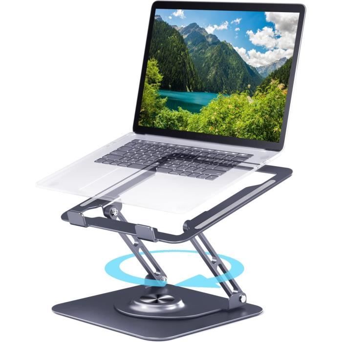 Support D'ordinateur Portable de Bureau à Base Pivotante à 360 ...