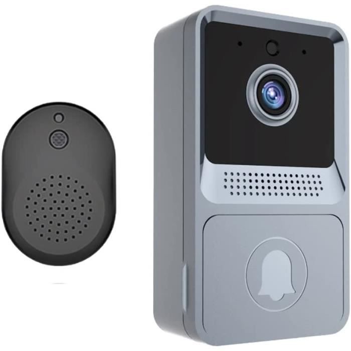 Frunimall Sonnette vidéo sans Fil, Sonnette vidéo Wi-FI Intelligente ...