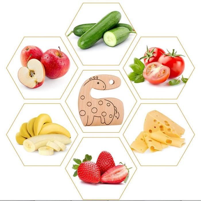 YOSOO Cutter Enfant en Bois pour Cuisiner et Couper en Toute Sécurité ...