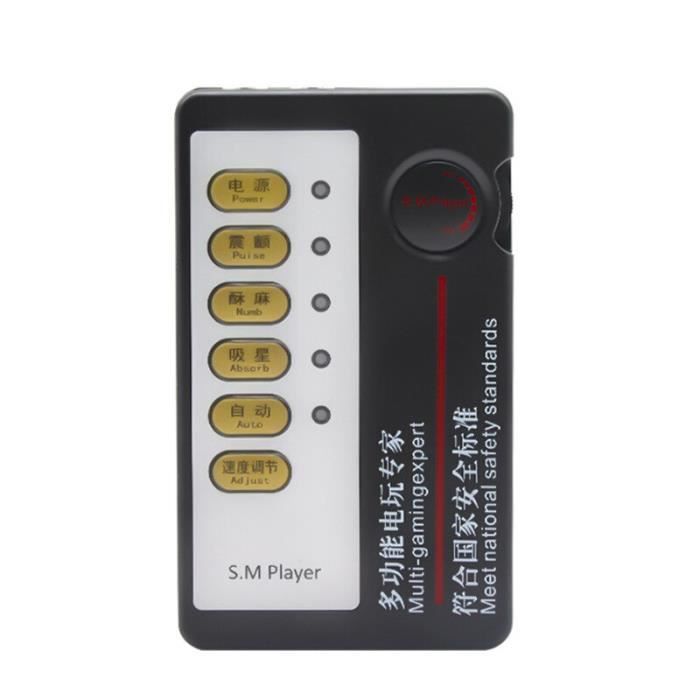 GAINE DE PENIS ,Black--Anneaux en métal avec prise uréthale électrique ...