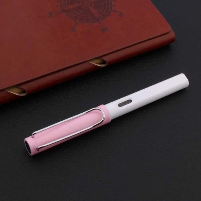 STYLO,white pink-0.5mm bullet--Stylo plume à Piston de haute qualité ...