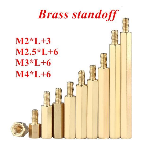 VIS,M2.5 ( 20PCS )-30mm--Vis'espacement hexagonales en laiton de 10 à ...