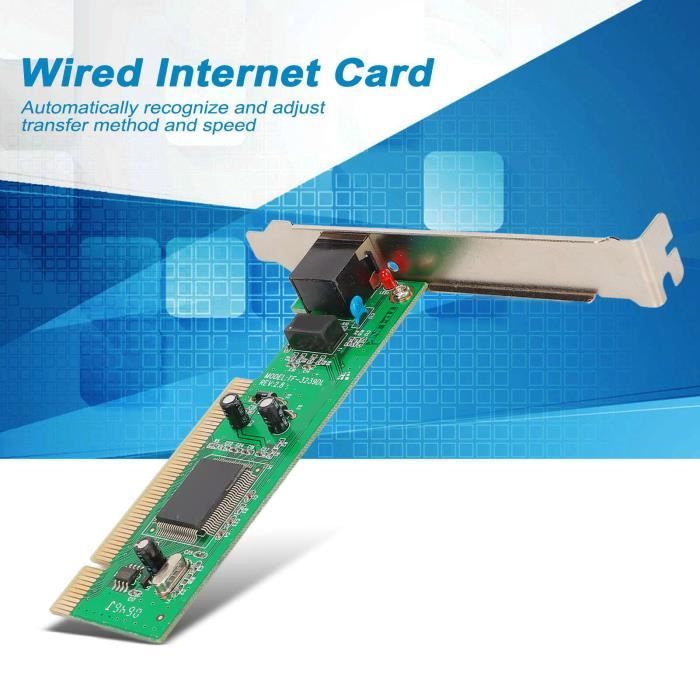 EAS - carte Internet RJ45 Carte Internet PCI Port RJ45 100Mbps RTL8139D ...