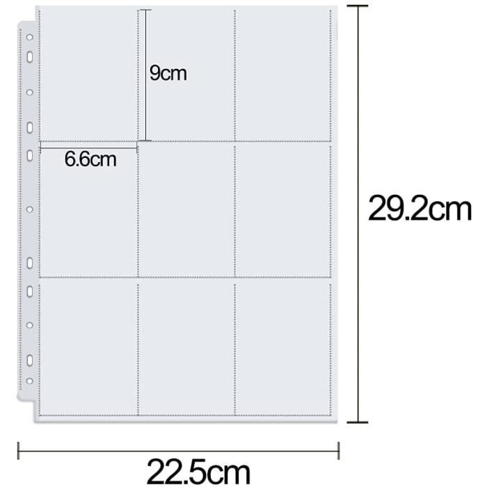 Classeur Carte Pokemon A4 - Pokemon - Pochette 30pcs - Plastique ...
