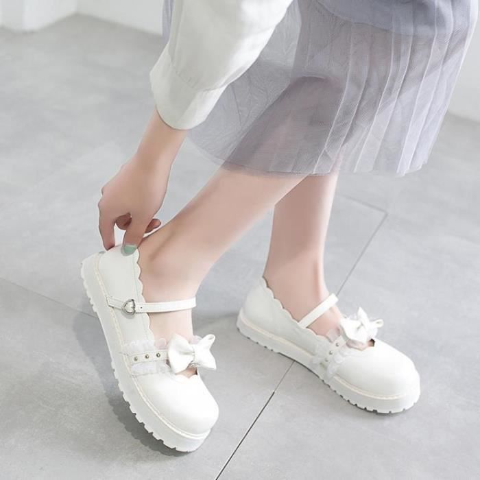 Mocassin Femme décoration d'arc de mode - Blanc lingyan Blanc ...