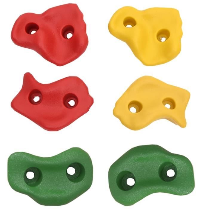 DEX Sièges de balançoire avec pierres d'escalade 2 pcs bleu PE ...