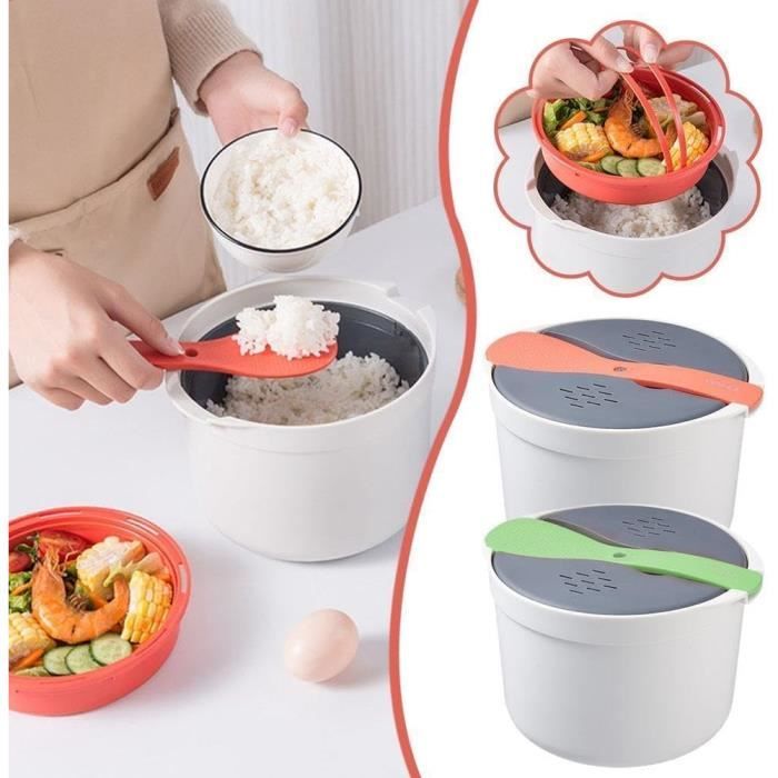 Cuiseur À Riz Cuit À La Vapeur Pour Micro-Ondes - Cuisson À Riz ...