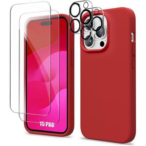 Coque iPhone 15 rouge - Cdiscount