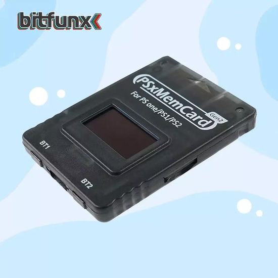 CARTE MEMOIRE Bitfunx PSxMemCard Gen2 Memory Card For Sony Playstation ...