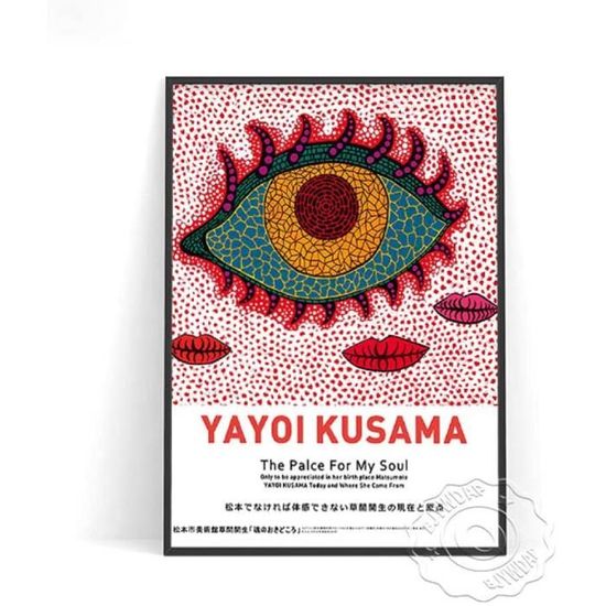 Posters Impressions sur Toile,Yayoi Kusama Museum Poster Polka Dot ...