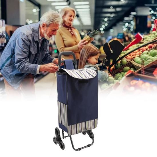 CEN Caddie pliable Chariot de Courses avec Roues, Chariot de Courses ...