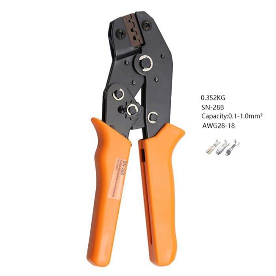 PINCE DE SERRAGE,SN-28B Plier--Pince à sertir pour câbles coaxiaux, 230mm, HS 03BC Mini outils ...