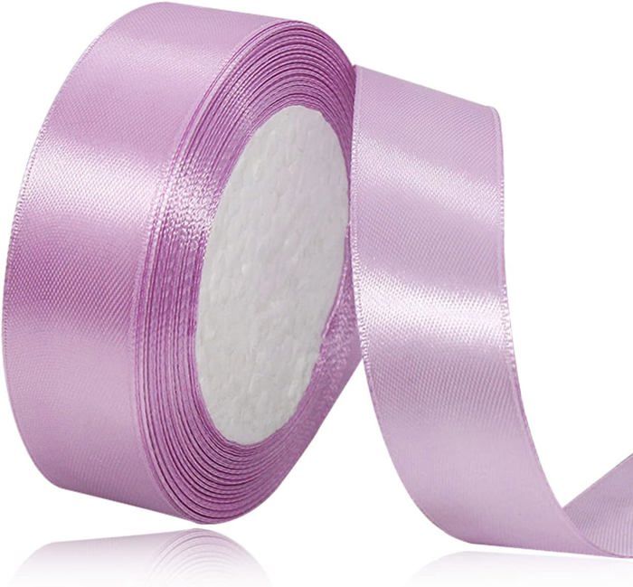 Ruban de Satin Lavande 20mm x 22m, Ruban Satinée pour Emballage Cadeau ...