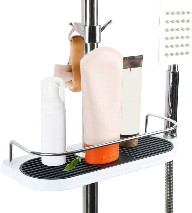 Tagre de douche sans perage support pour savon et shampoing rangement ...