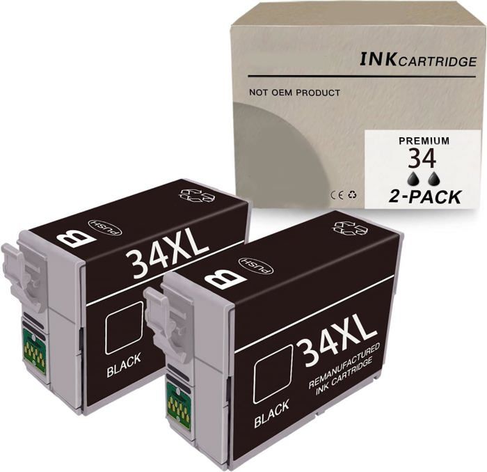 34*34*Compatible*D'Encre*Pour*34*34Xl*Imprimante*Workforce*Wf-3725Dwf ...