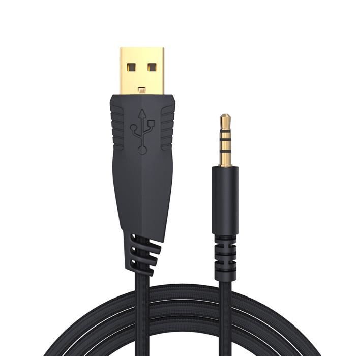 Noir-H510 Zeus Original, véritable usb 3.5mm pour H510 H710 - Cdiscount ...