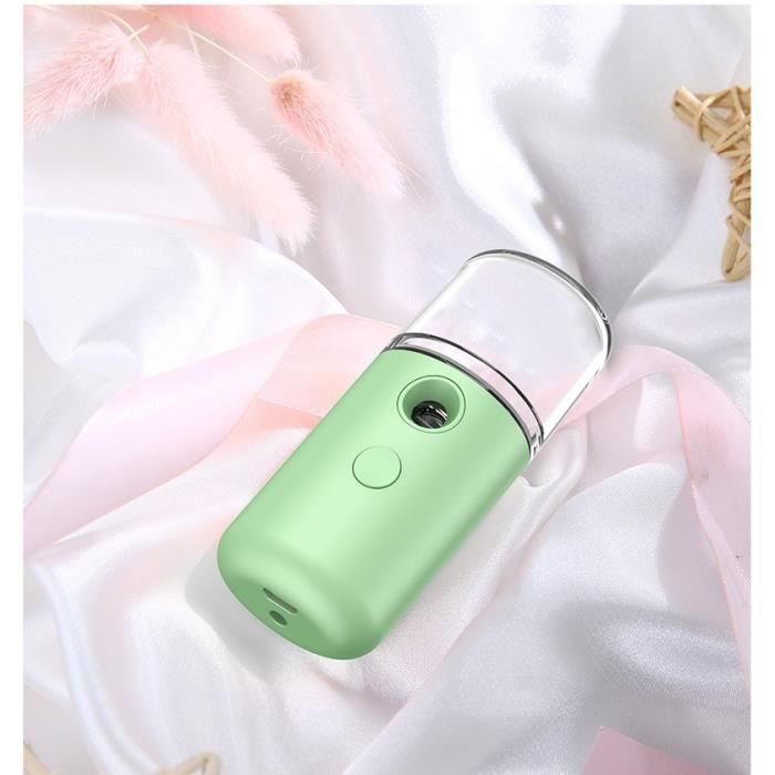 Vert - pulvérisateur pour le visage, Rechargeable, nébuliseur, vapeur ...