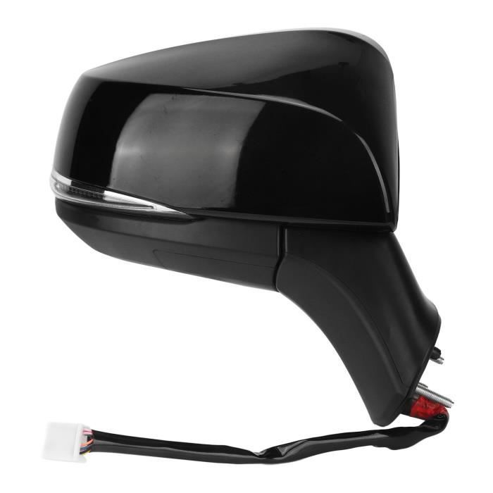 Akozon Power Heated Side Mirror, 8 Pins Rear View Mirror Assembly Gloss ...