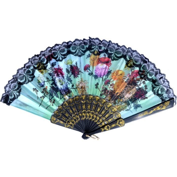 Éventail de tissu - accessoire de mode - objet de décoration (014 ...