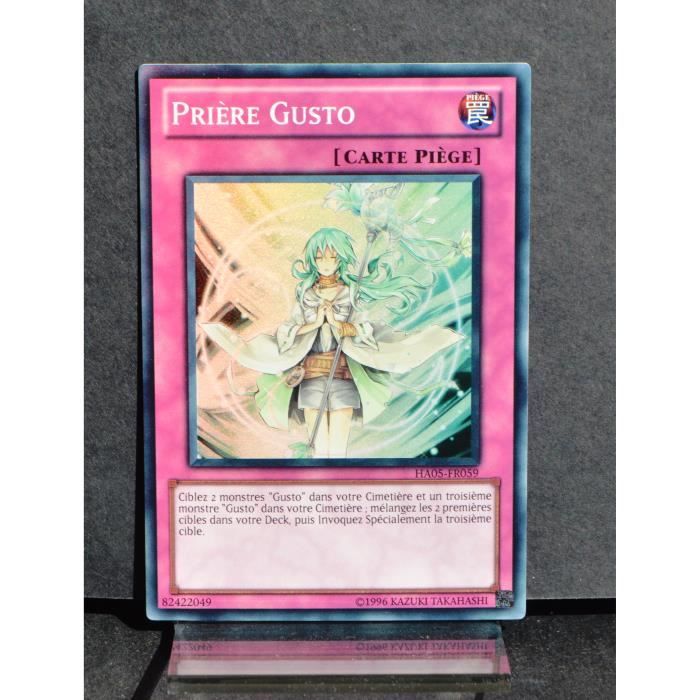 Carte YU-GI-OH HA05-FR059 Prière Gusto NEUF FR - Cdiscount Jeux - Jouets