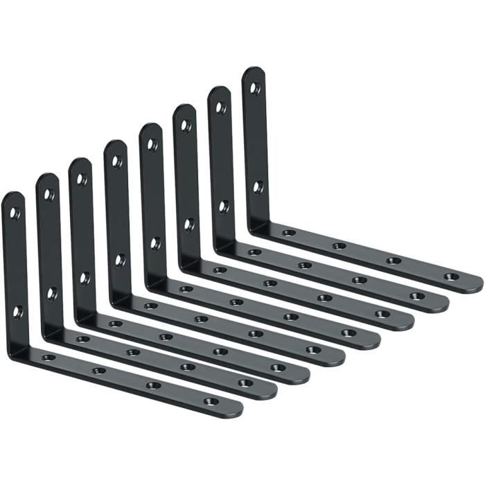 Équerres Étagère De Fixation Murale Console Emboutie Support D'Angle ...