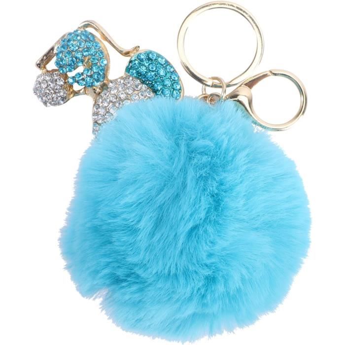 Le Céruléen Une Couleur Bleu Ciel Peluche Porte-Clés Élégant Petite ...