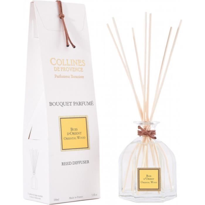 Parfum d'intérieur - Bouquet parfumé bois d'orient 100 ml - Collines De ...