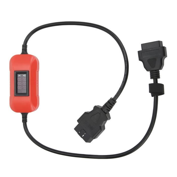 Dilwe câble adaptateur de camion lourd Câble adaptateur pour camion lourd 12‑24V pour instrument ...