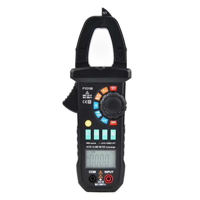 Pince ampèremétrique AC / DC, pratique à utiliser, pince ampèremétrique ...