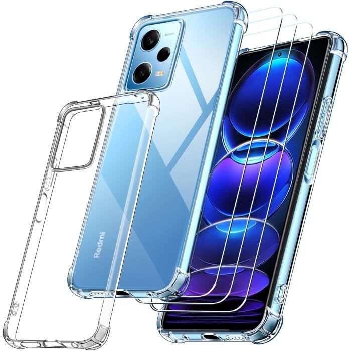 Coque pour Xiaomi Redmi Note 12 Pro 5G - Poco X5 Pro 5G avec 3 Pièces ...