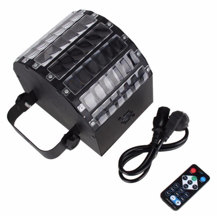 FLYING-bar Effet de lumières de scène à LED Butterfly 9 couleurs RGB ...