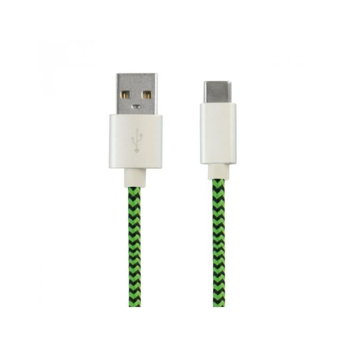 CABLE VERT USB TYPE C VERS USB TYPE A SPORT KSIX - Cdiscount Informatique