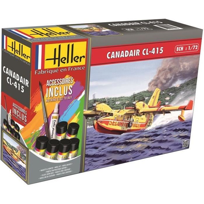 MAPED HELLER Canadair Cl-415 - Cdiscount Jeux - Jouets